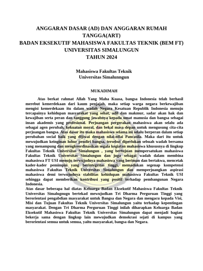 Ad Art Bem FT Usi 8 Maret 2024 (Kp.y) | PDF