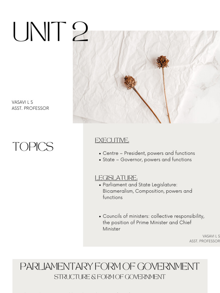 Consti 2 - Unit 2&3 (Part 1) | PDF | Pardon | Impeachment