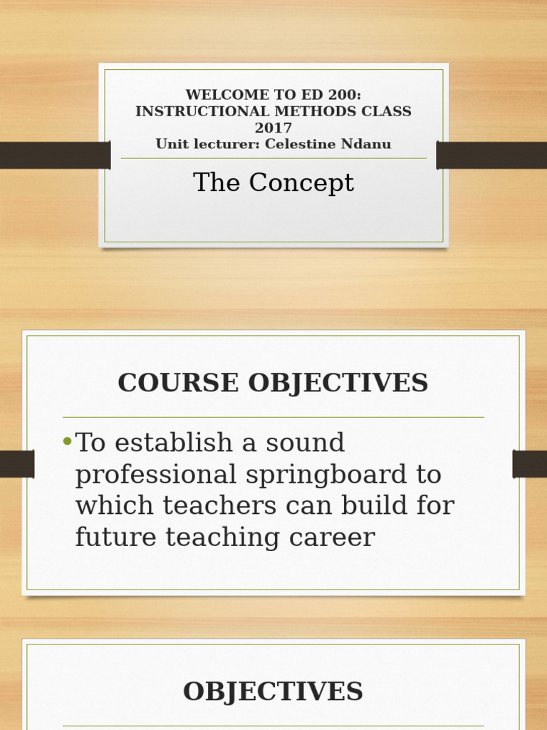 Ed 200 Instructional Methods | PDF | Learning | Lecture