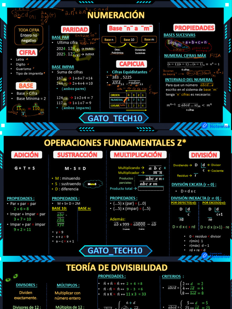 Propiedades de Números en Distintas Bases | PDF | Aritmética | Números