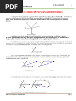 Mech 1 Module 2 Unit 4 (Resultant of Non-Concurrent Forces) | PDF | Force