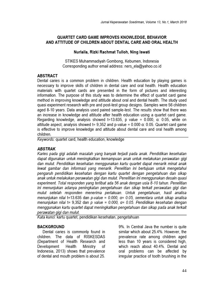 Quartet Card Games To Improve Knowledge | PDF