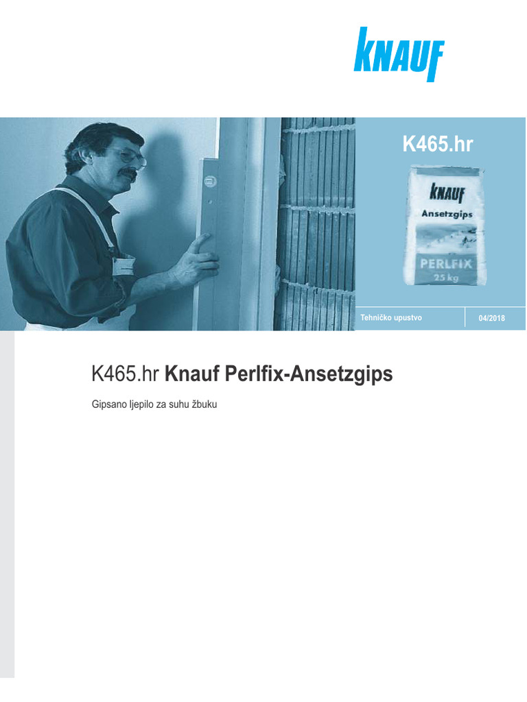 K465 Knauf Perlfix-Ansetzgips | PDF