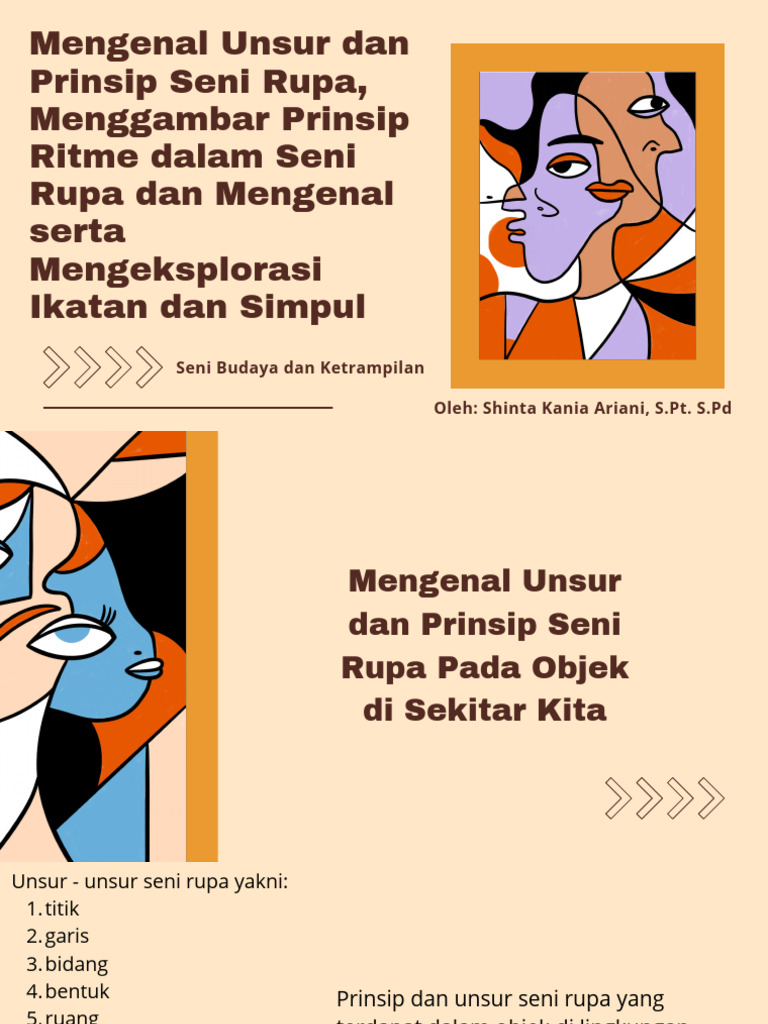 Mengenal Unsur Dan Prinsip Seni Rupa, Menggambar Prinsip Ritme Dalam ...