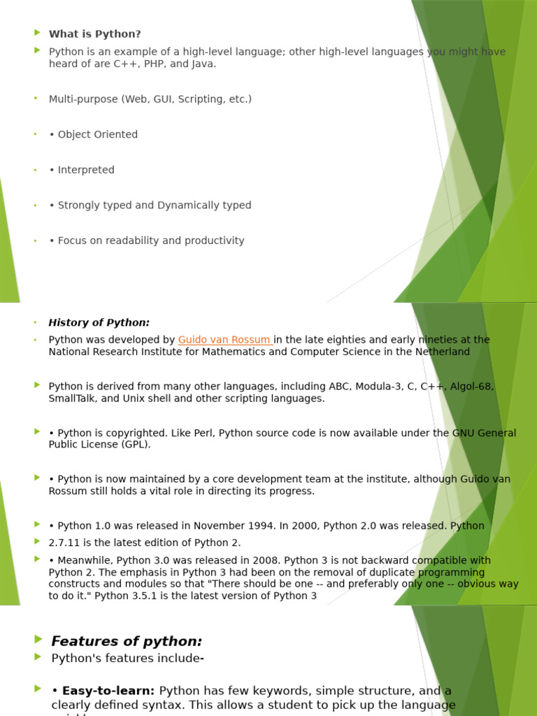 Pyhton Programming Unit I Pdf Python Programming Language 0620