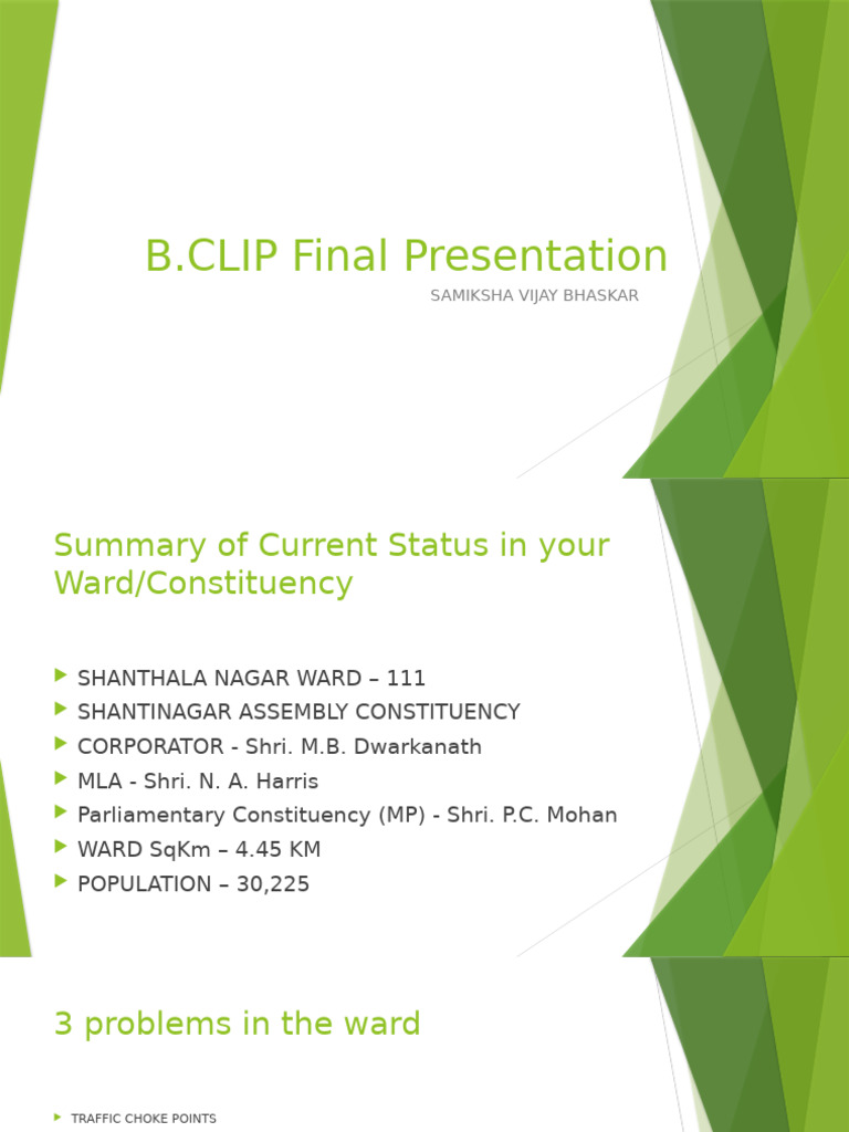 Final Presentation slide template | PDF | Traffic | Transport
