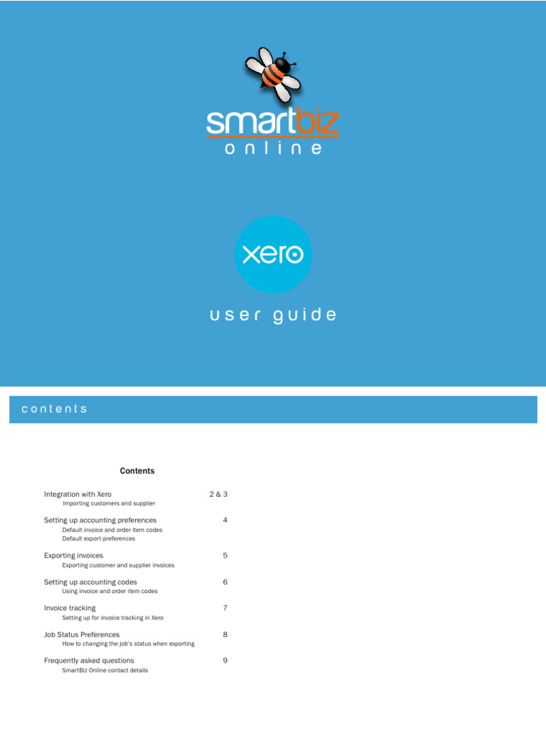 Sbo Xero User Guide | PDF | Invoice | Login