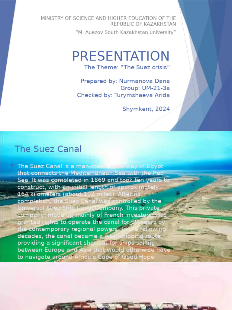 Suez Crisis | PDF | Suez Canal | Suez Crisis