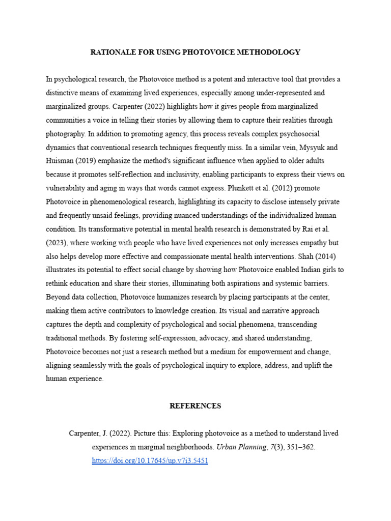 Rationale and Studies | PDF | Mental Health | Psychology