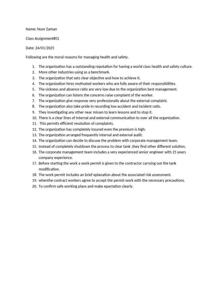 Class Assignment | PDF