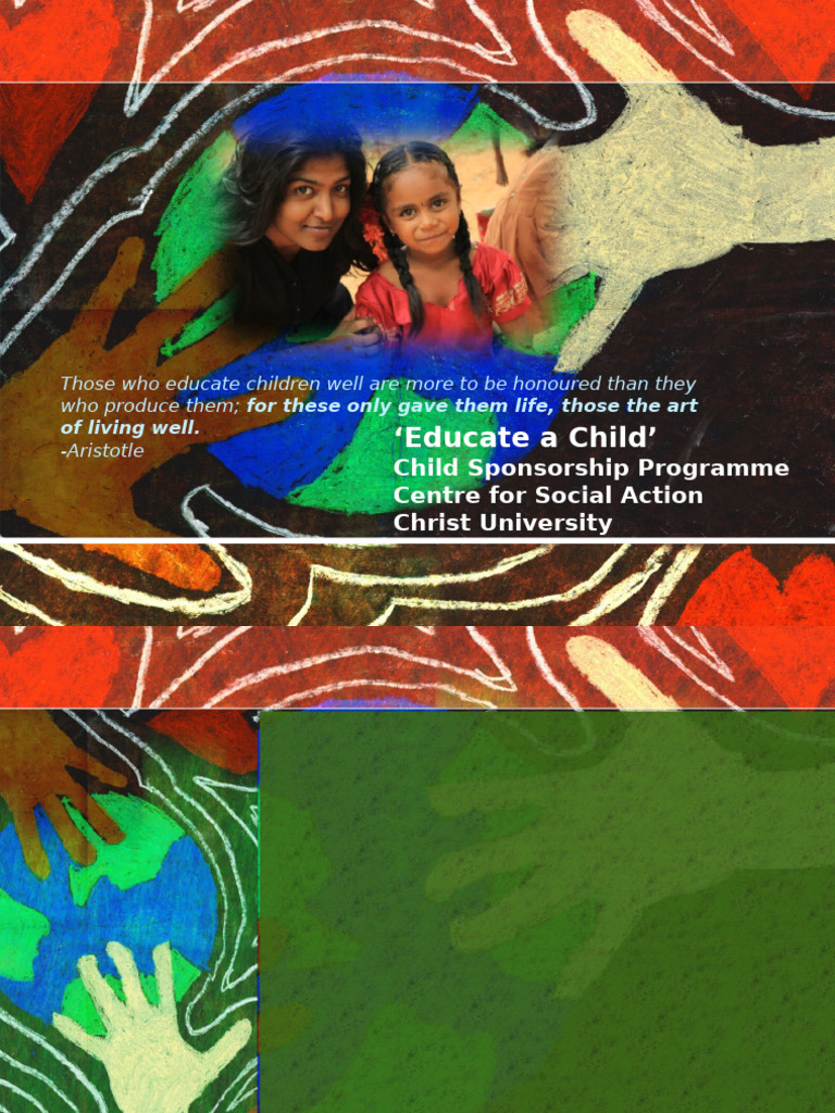 D001 Child Sponsorship Programme | PDF | Family | Interpersonal ...