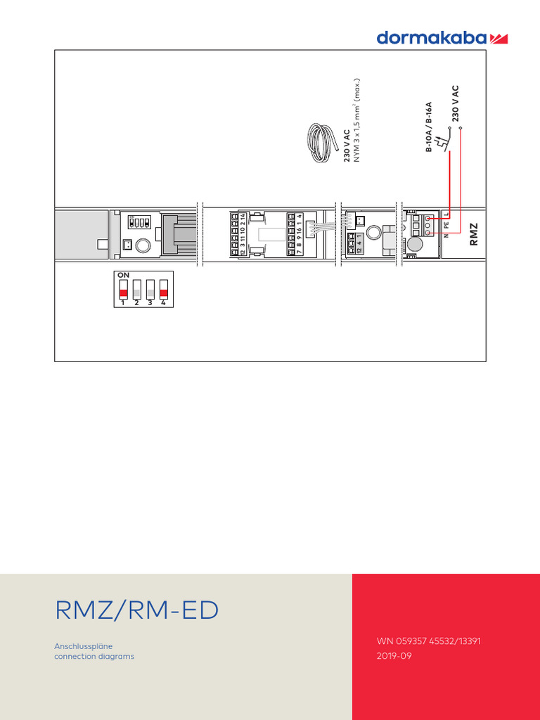 Dorma Rmz Anschlussplan Pdf