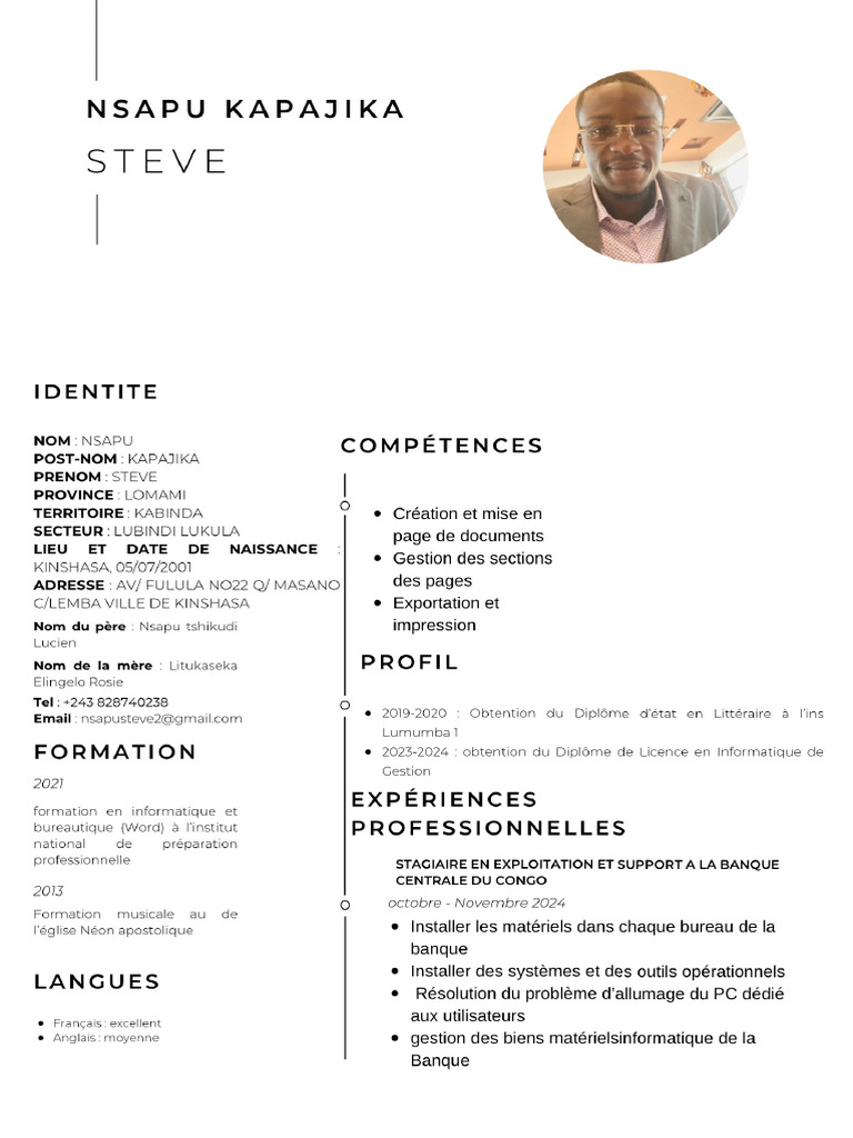 CV Steve | PDF
