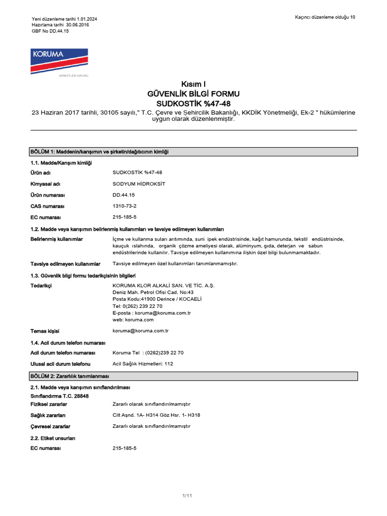 Kosti̇k SDS 2024 | PDF
