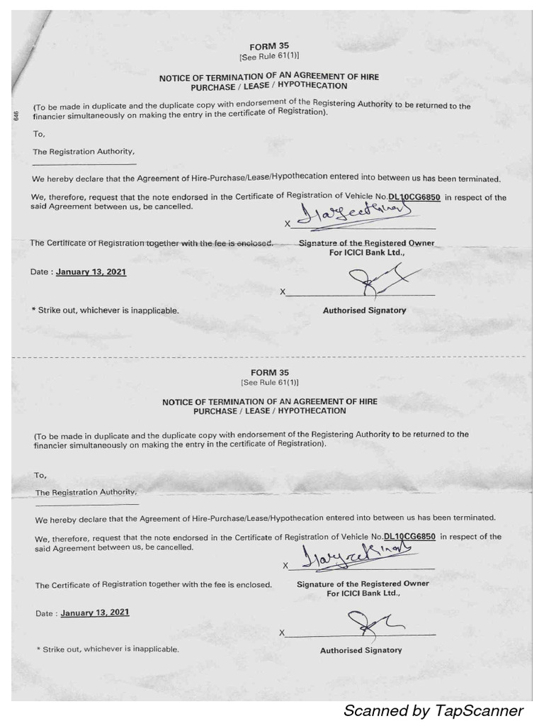 FORM 35_DL10CG6850 | PDF
