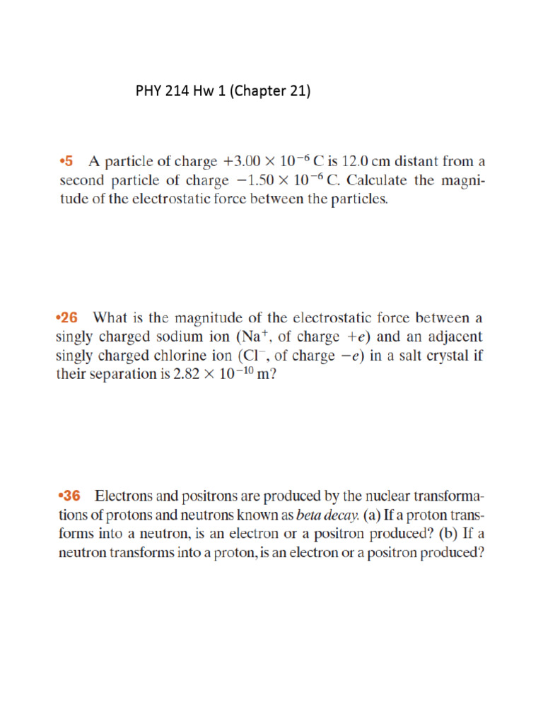 CH21 HW | PDF