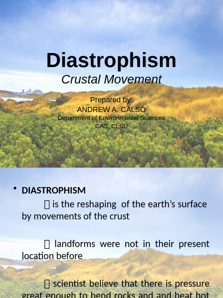 Understanding Diastrophism and Crustal Movement | PDF | Plate Tectonics ...