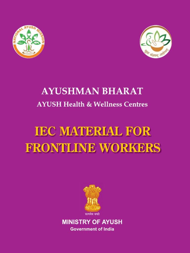 IEC Material For Frontline Workers | PDF