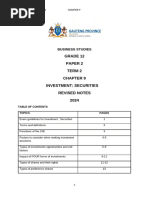 Grade 12 Investment Securities Notes | PDF | Preferred Stock | Stocks