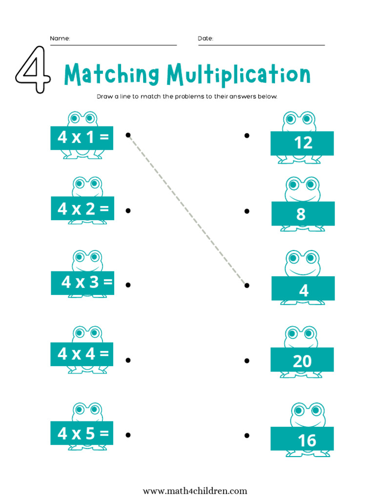 Multiplication by 4 (2) | PDF