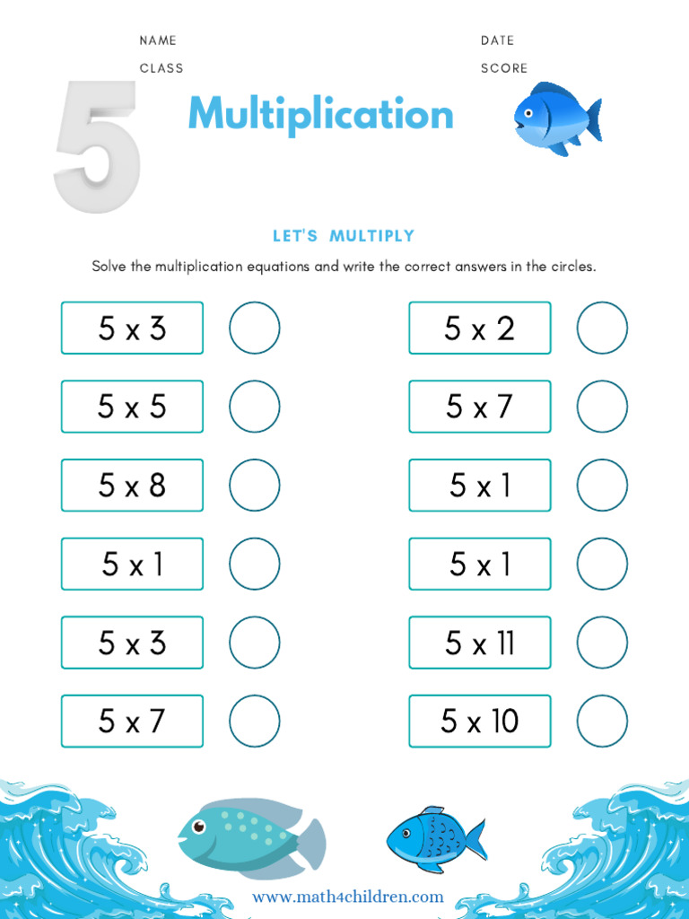Multiplication x 5 (7) | PDF