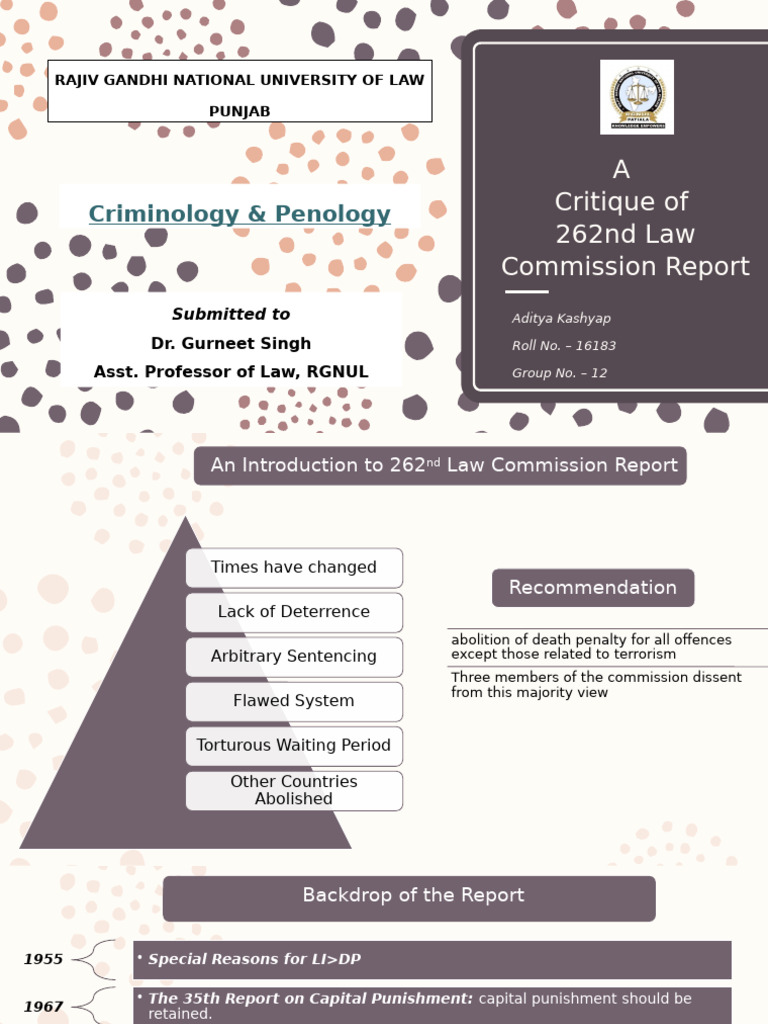 Criminolgy and Penology | PDF | Capital Punishment | Punishments