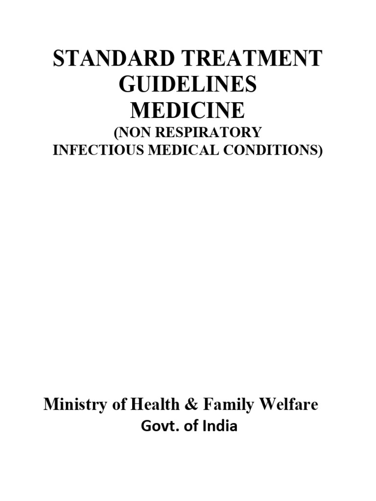 Non-Respiratory Infection Treatment Guidelines | PDF | Sexually ...