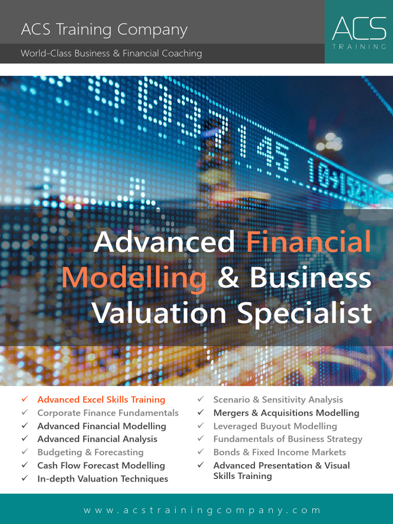 Advanced Financial Modelling & Business Valuation Specialist | PDF ...