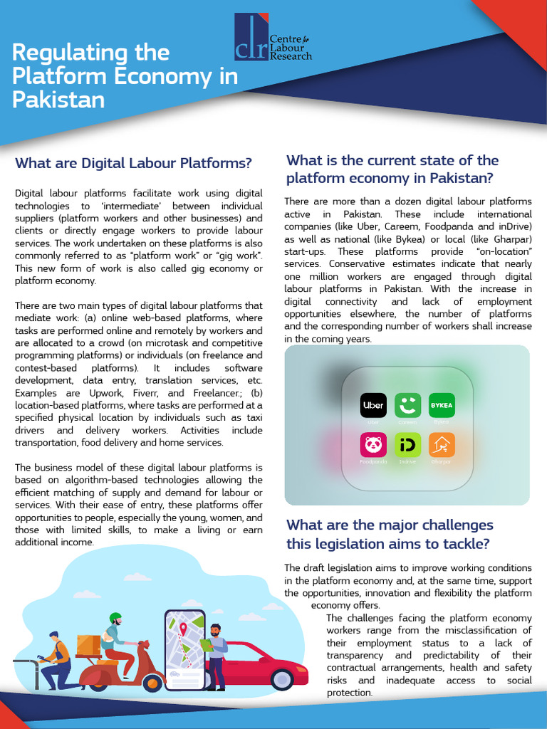 Pakistan's Platform Workers Protection Bill | PDF | Labour Economics ...