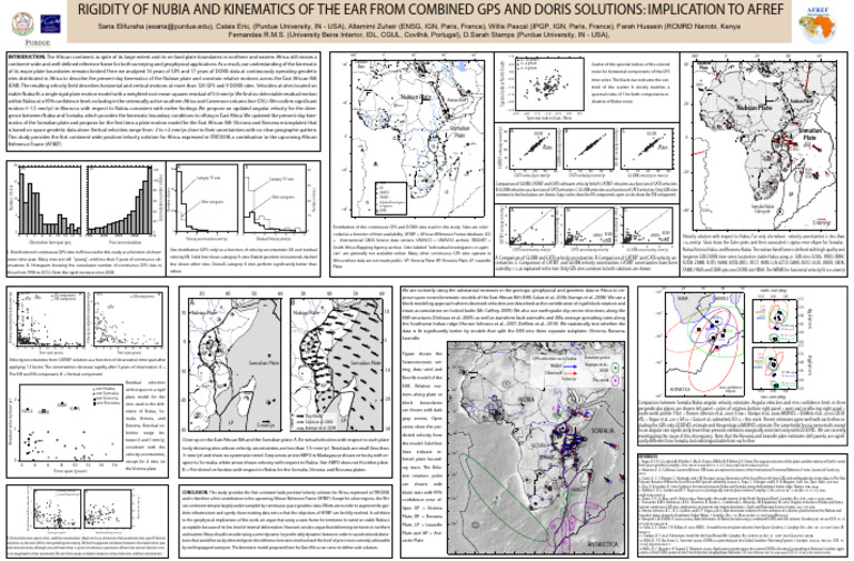 Poster AGU 2012 Saria | PDF | Geophysics | Applied And ...