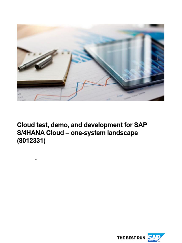 SAP S/4HANA Cloud Test & Demo Guide | PDF | Cloud Computing ...