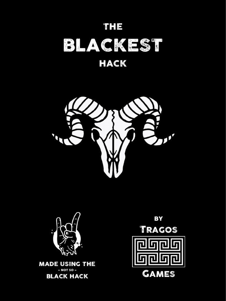 THE_BLACKEST_HACK | PDF | Role Playing Video Games | Tabletop Games