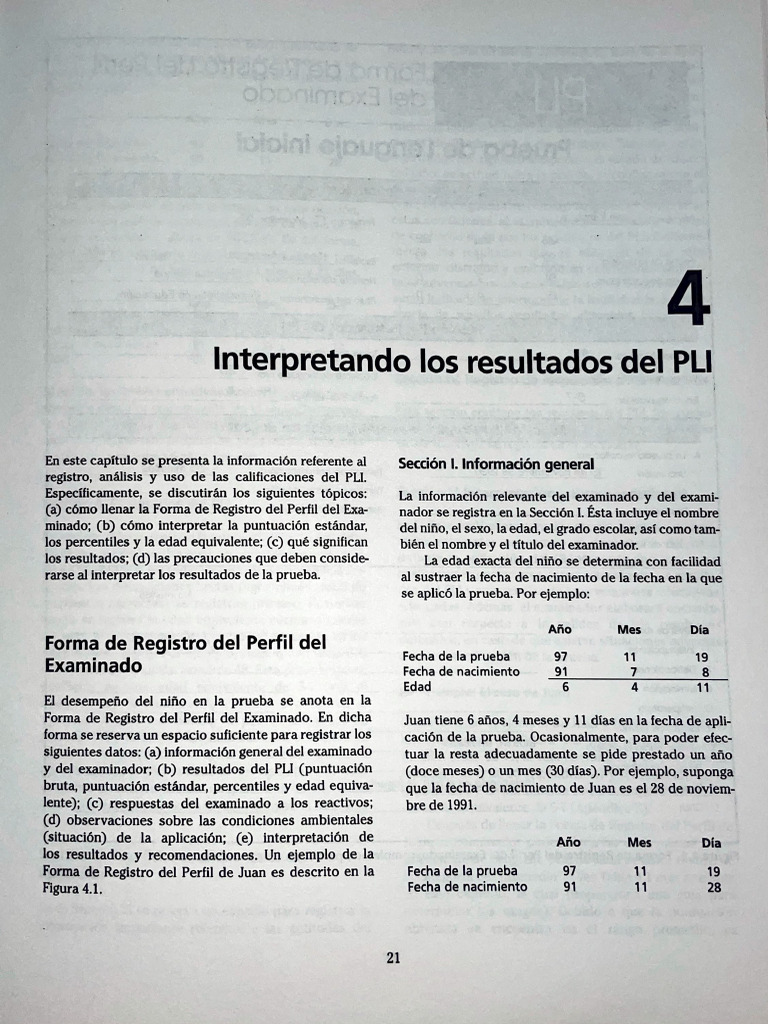 Pli Calificación e Interpretación | PDF