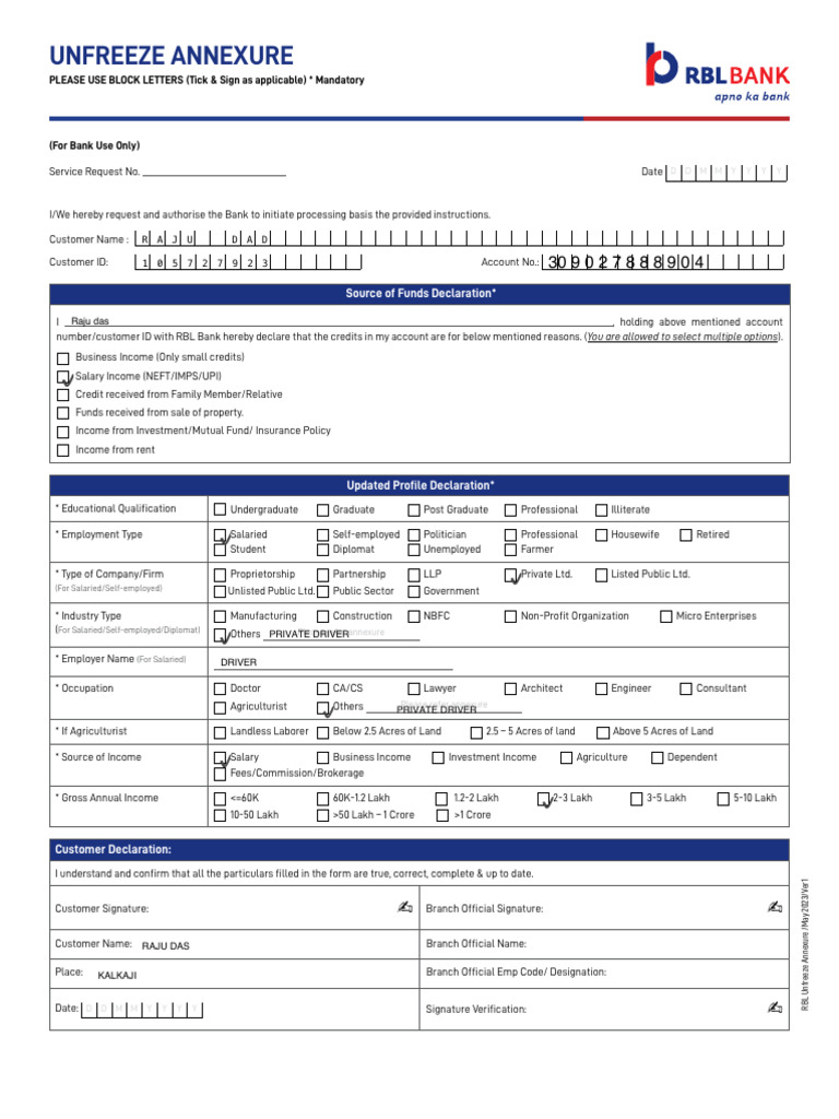 unfreeze-annexure | PDF | Economies | Business