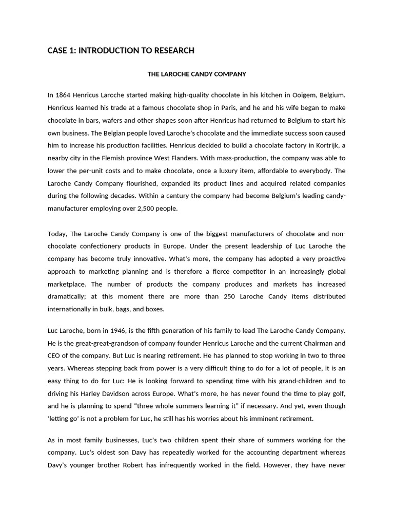 case 1 | PDF | Knowledge