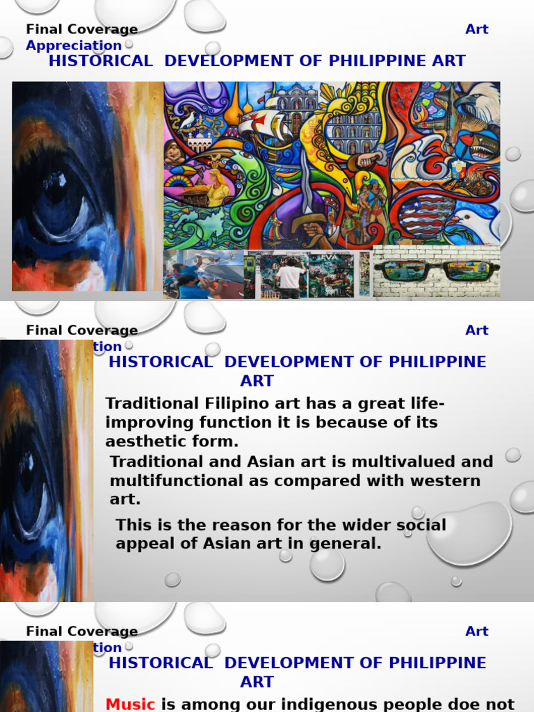 Final Coverage Art App Histrical Development of Philippine Art 2023 1 ...