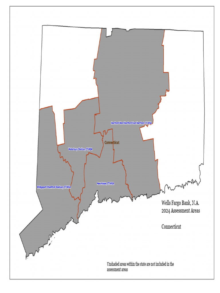 CT - Assessment Area Map | PDF