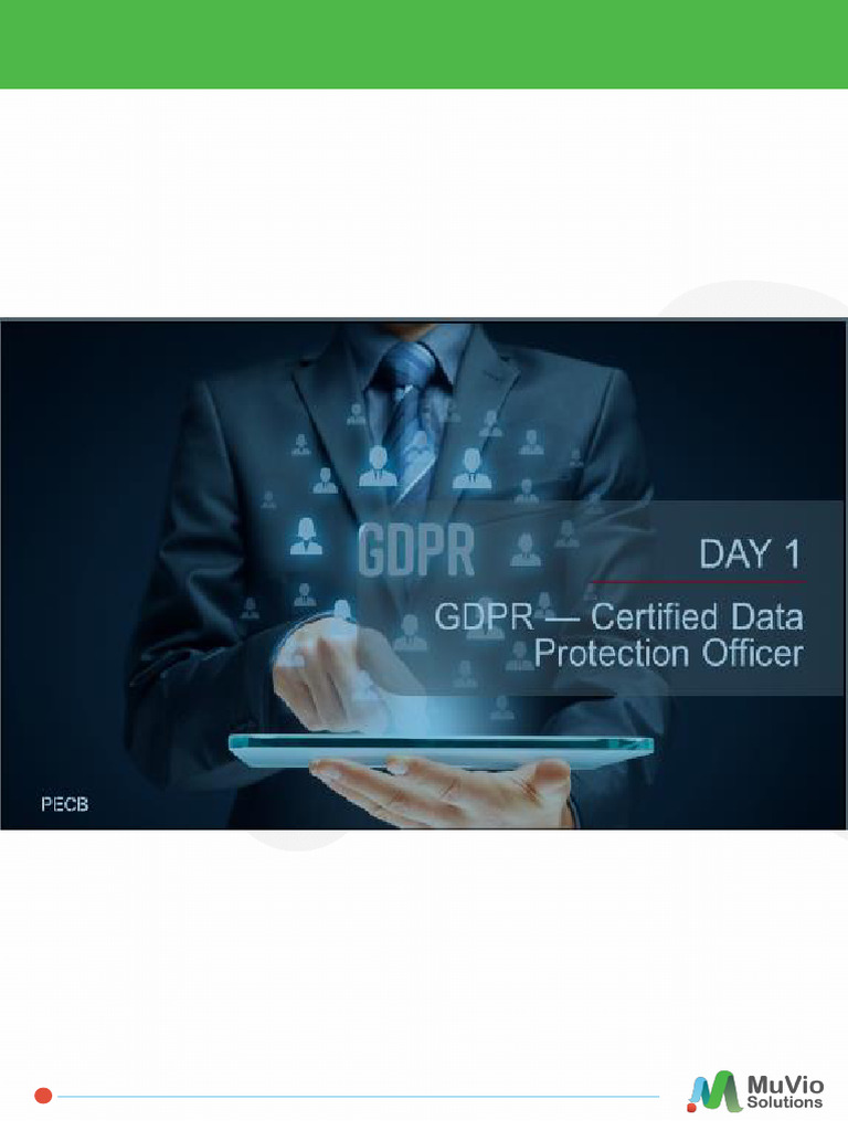 NDPR Training Material Day 1&2 - 2023 | PDF