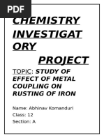 Iron Rusting Chemical Equation Explained | PDF | Rust | Redox