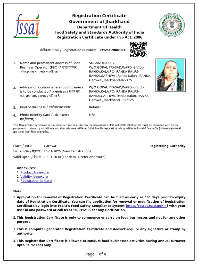 SUGANDHA_DEVI_FSSA | PDF | Authentication | Access Control