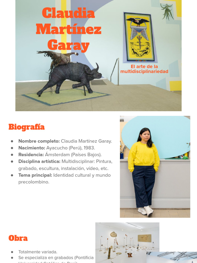 Claudia Martínez Garay: Arte Multidisciplinario | PDF | Las artes ...