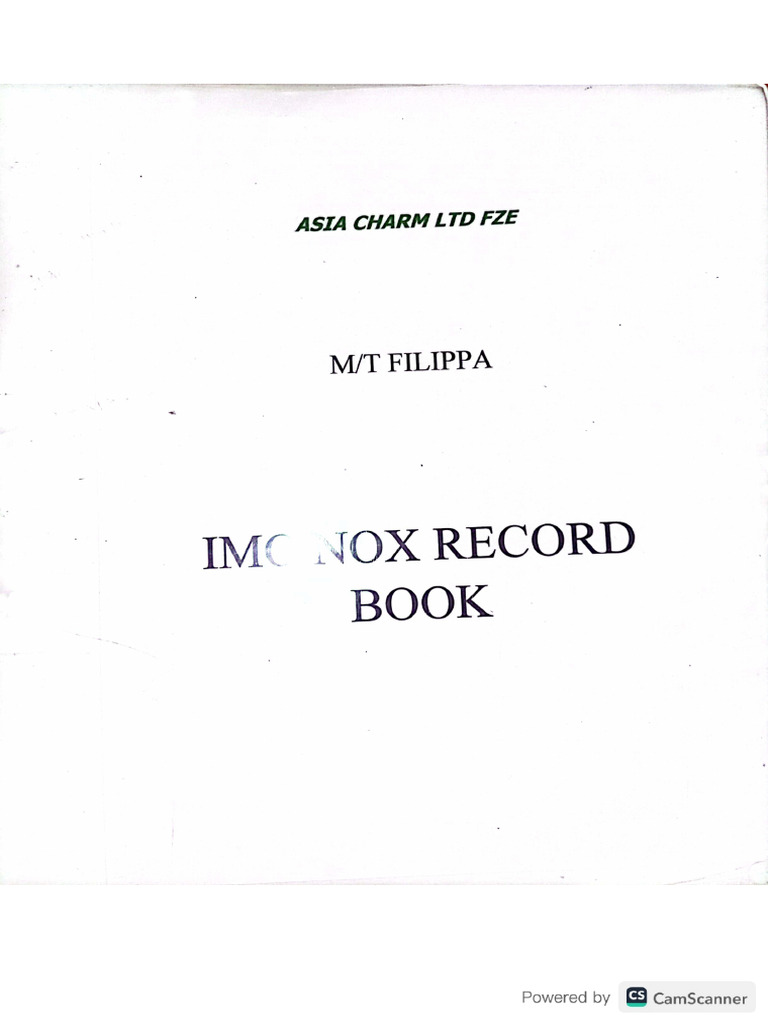 Imo Nox Record Book | PDF