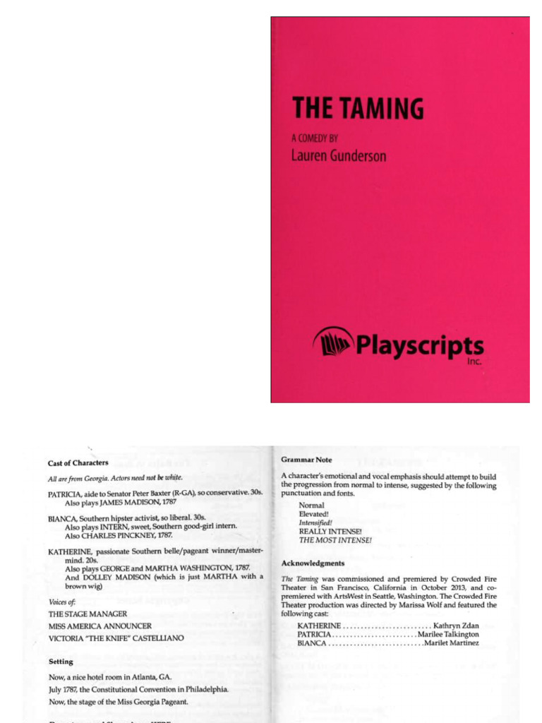 The Taming | PDF