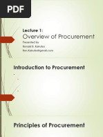 Cips Procurement Cycle Overview by Tim Young Fcips | PDF | Procurement ...
