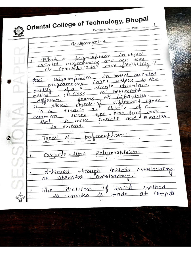 OOPM, Assignment 4 Compressed | PDF