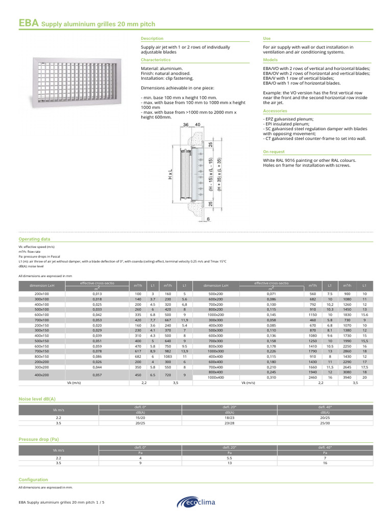 Eba | PDF | Duct (Flow) | Mechanical Engineering
