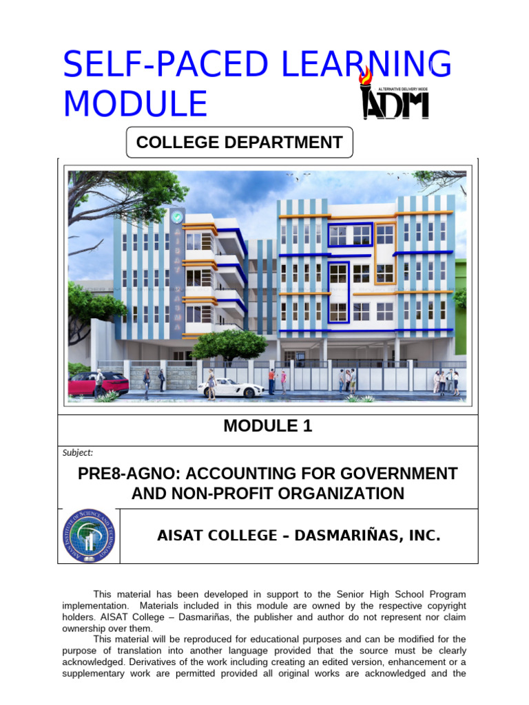 CSC-PRE8-AGNO-Module 1 | PDF | Equity (Finance) | Lease