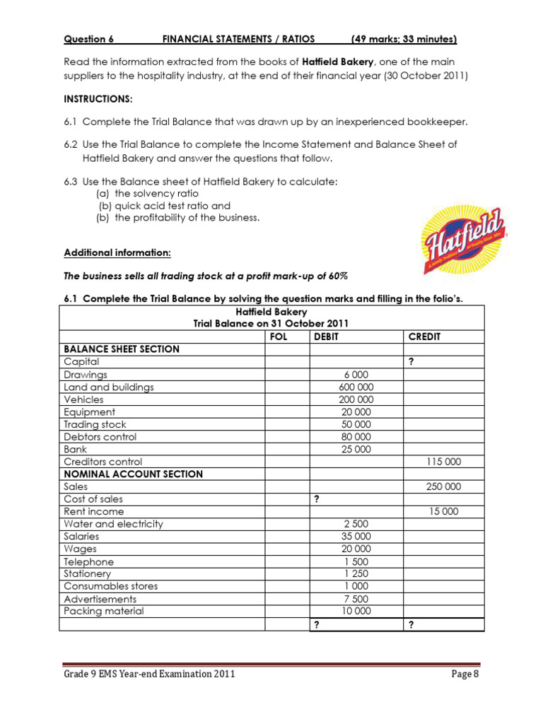 ieb-gr9-ems-2011- | PDF | Debits And Credits | Business