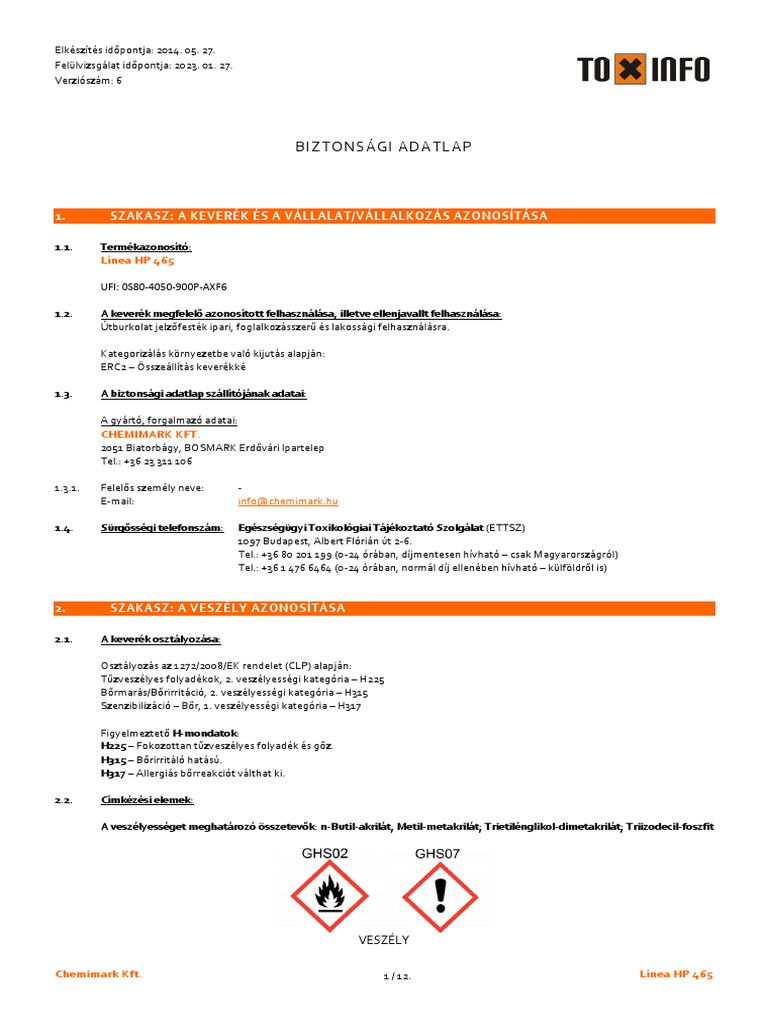 Línea HP 465 - Hu - v6 | PDF
