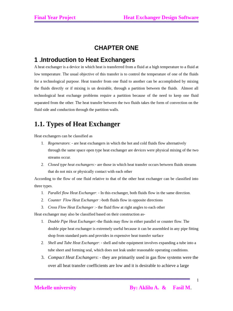 Heat Exchanger Design Software Guide | PDF | Heat Exchanger | Heat Transfer